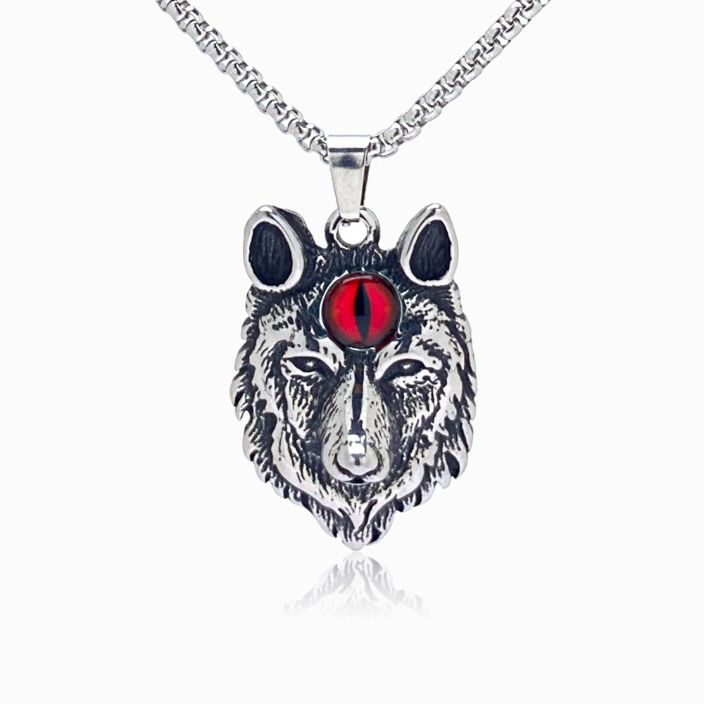 Colar Cabeça de Lobo CL5056 - Aço Inox – ellabiju