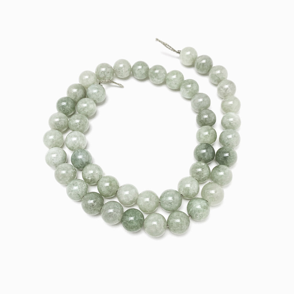 Fiada Contas Jade Verde Claro 8mm PN8090 – ellabiju